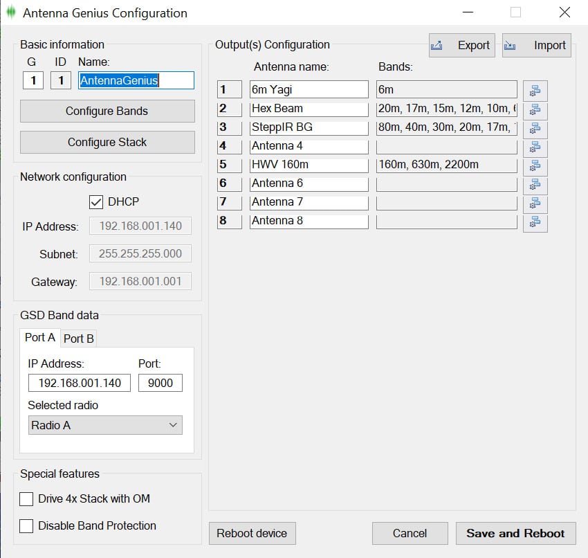 FlexRadio 4O3A Antenna Genius 8x2 » W6AER- Pacifica, California, USA